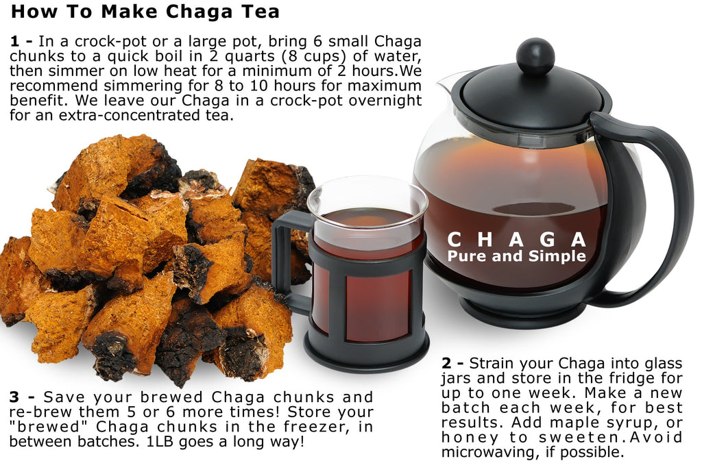 organic chaga mushroom health boost