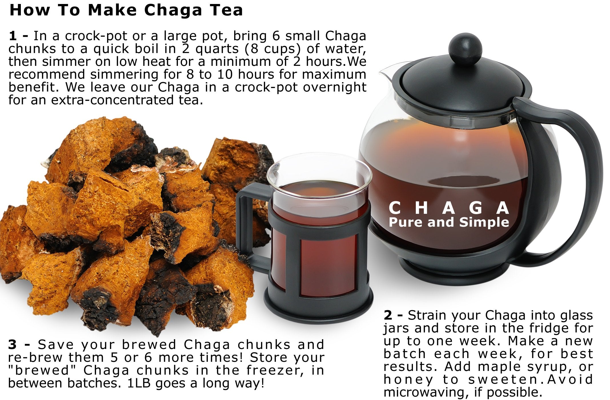 organic chaga mushroom health boost