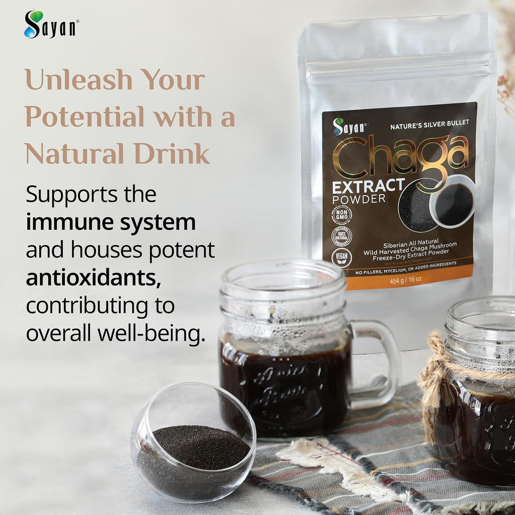 organic chaga mushroom supplement