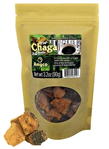 organic chaga mushroom tea chunks
