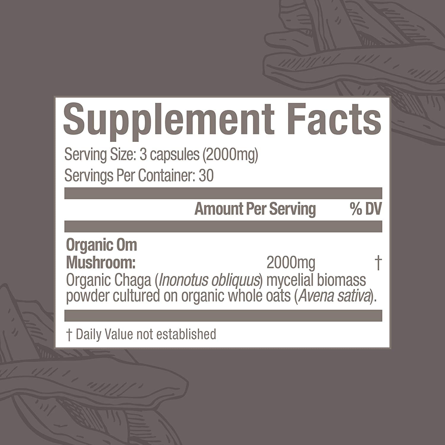 Organic chaga mushrooms for vitality