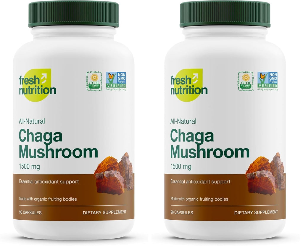 organic chaga mushrooms for wellness
