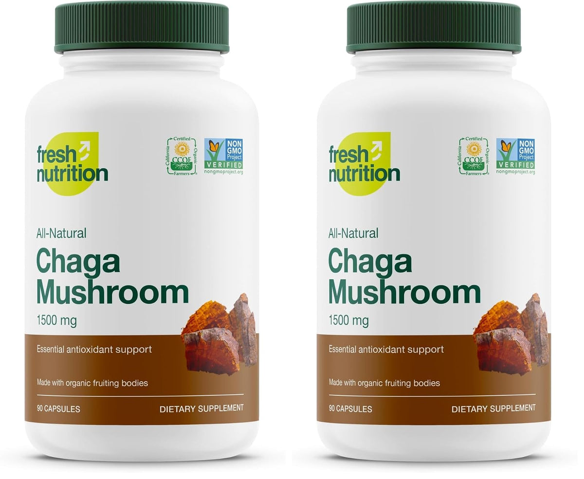 organic chaga mushrooms for wellness