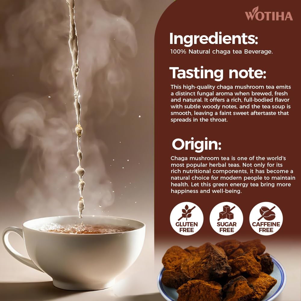 Organic Chaga tea bags 50 count