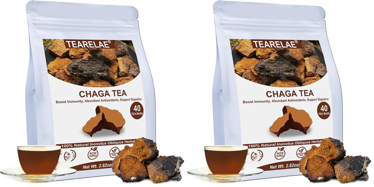 organic Chaga tea bags