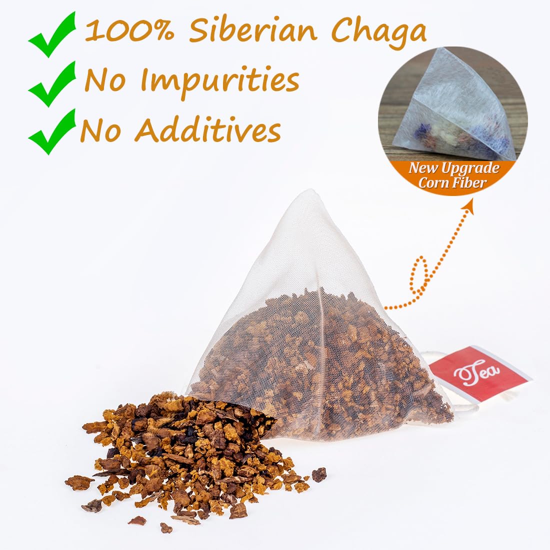 organic Chaga tea for wellness