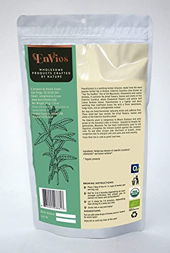 organic chamomile and lemon verbena tea