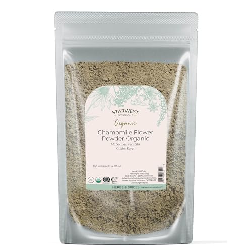 organic chamomile flower powder benefits