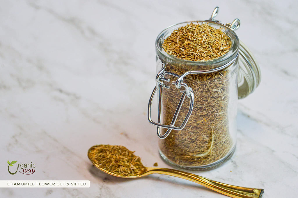 organic chamomile flowers for brewing