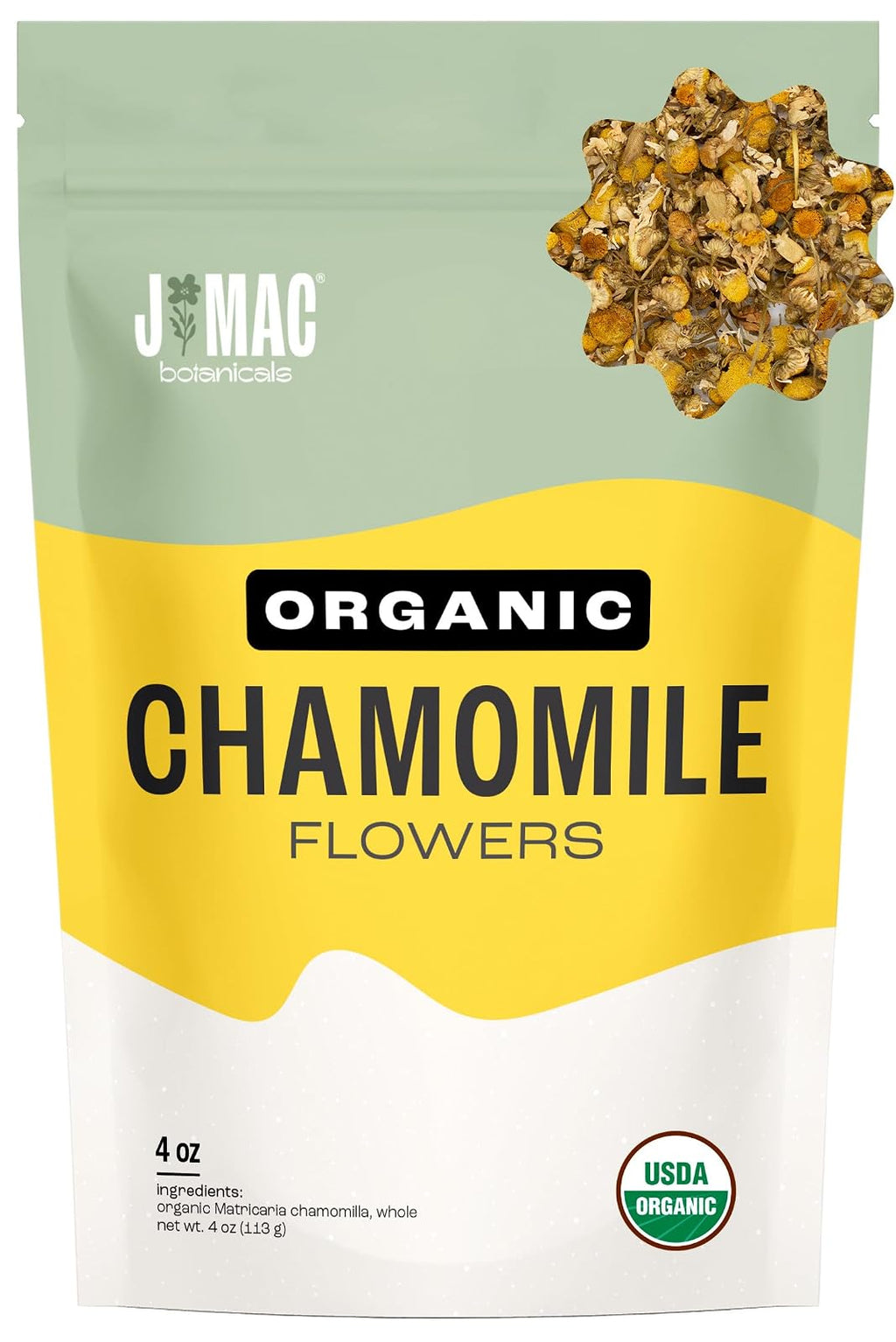 organic chamomile flowers loose leaf tea