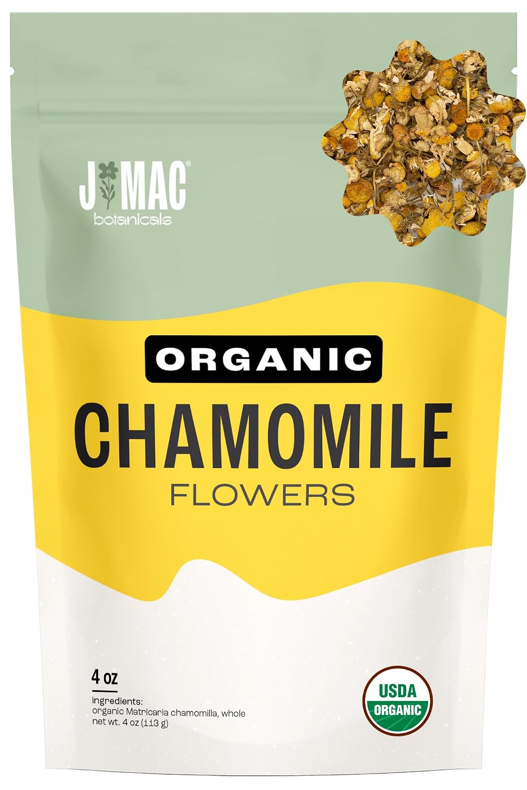organic chamomile flowers loose leaf tea