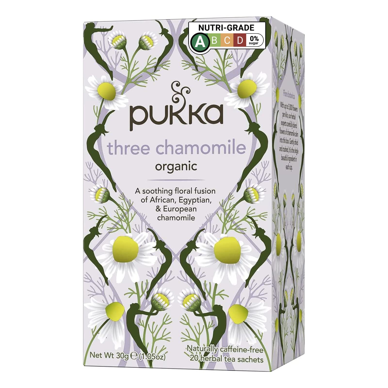 organic chamomile herbal tea bags