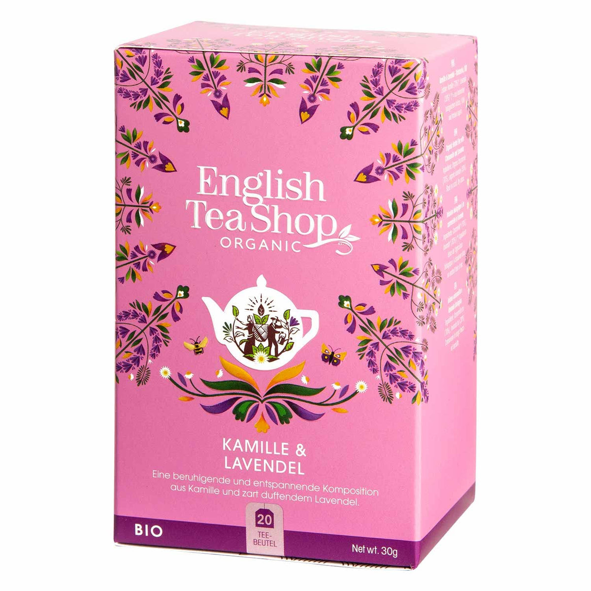 organic chamomile lavender herbal tea