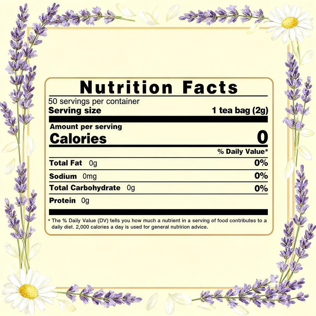 organic chamomile lavender infusion