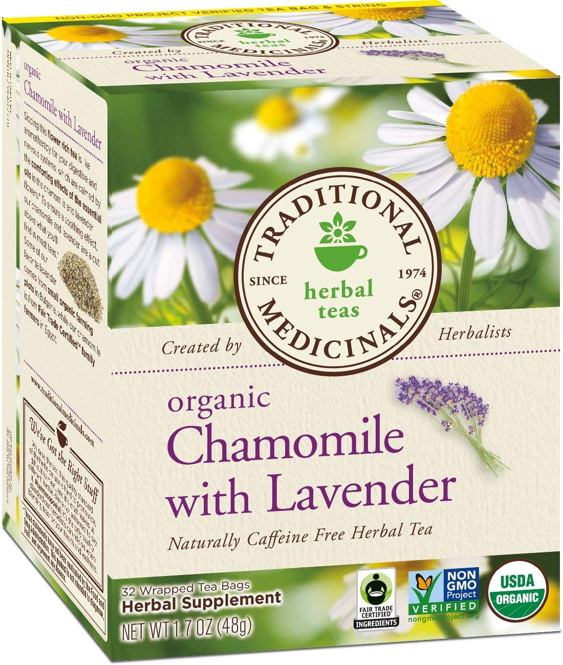 organic chamomile lavender tea bags