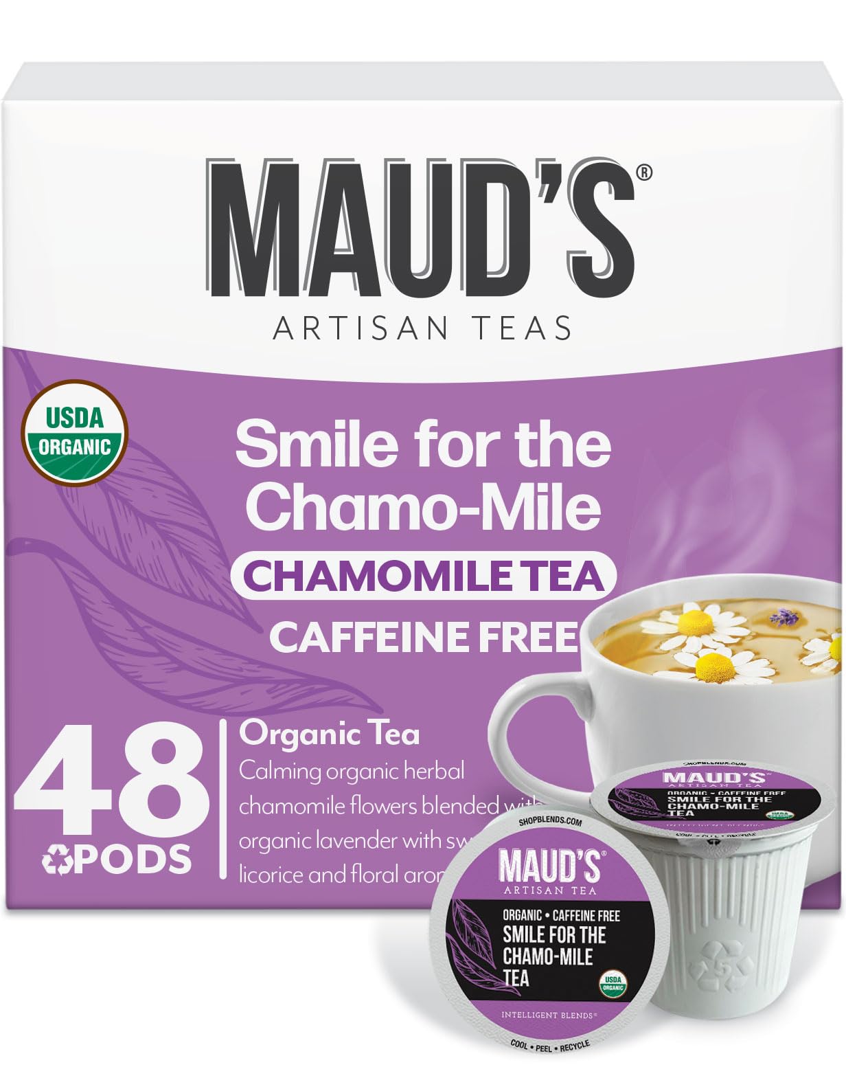 organic chamomile lavender tea pods