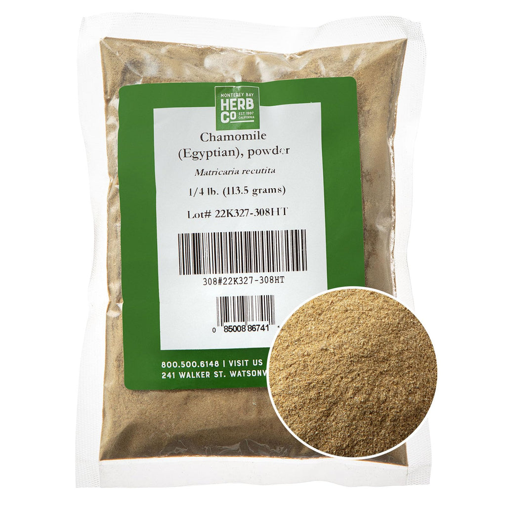 organic chamomile powder for skincare