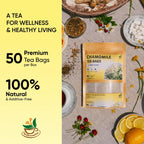 Organic chamomile tea bags for sleep