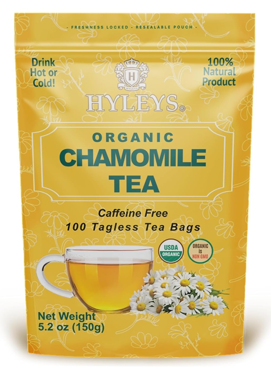 organic chamomile tea bags