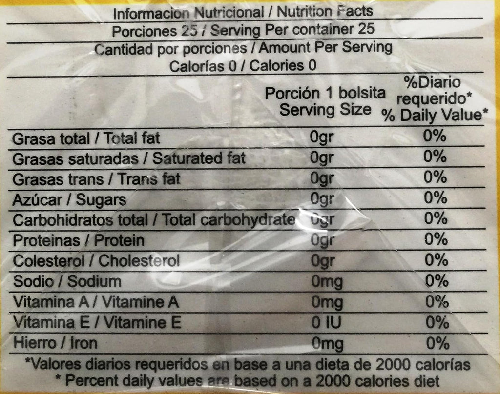 organic chamomile tea bags