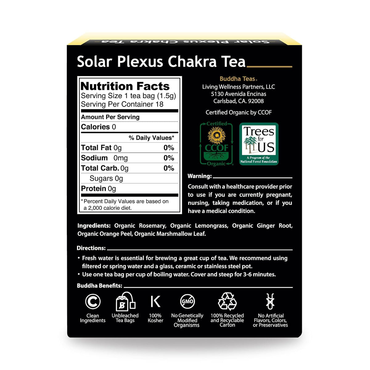 organic chamomile tea bags