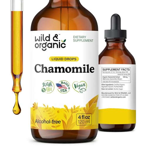 organic chamomile tea flowers
