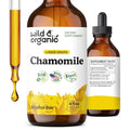 organic chamomile tea flowers