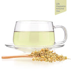 Organic chamomile tea for better sleep