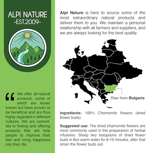 organic chamomile tea for calming effects