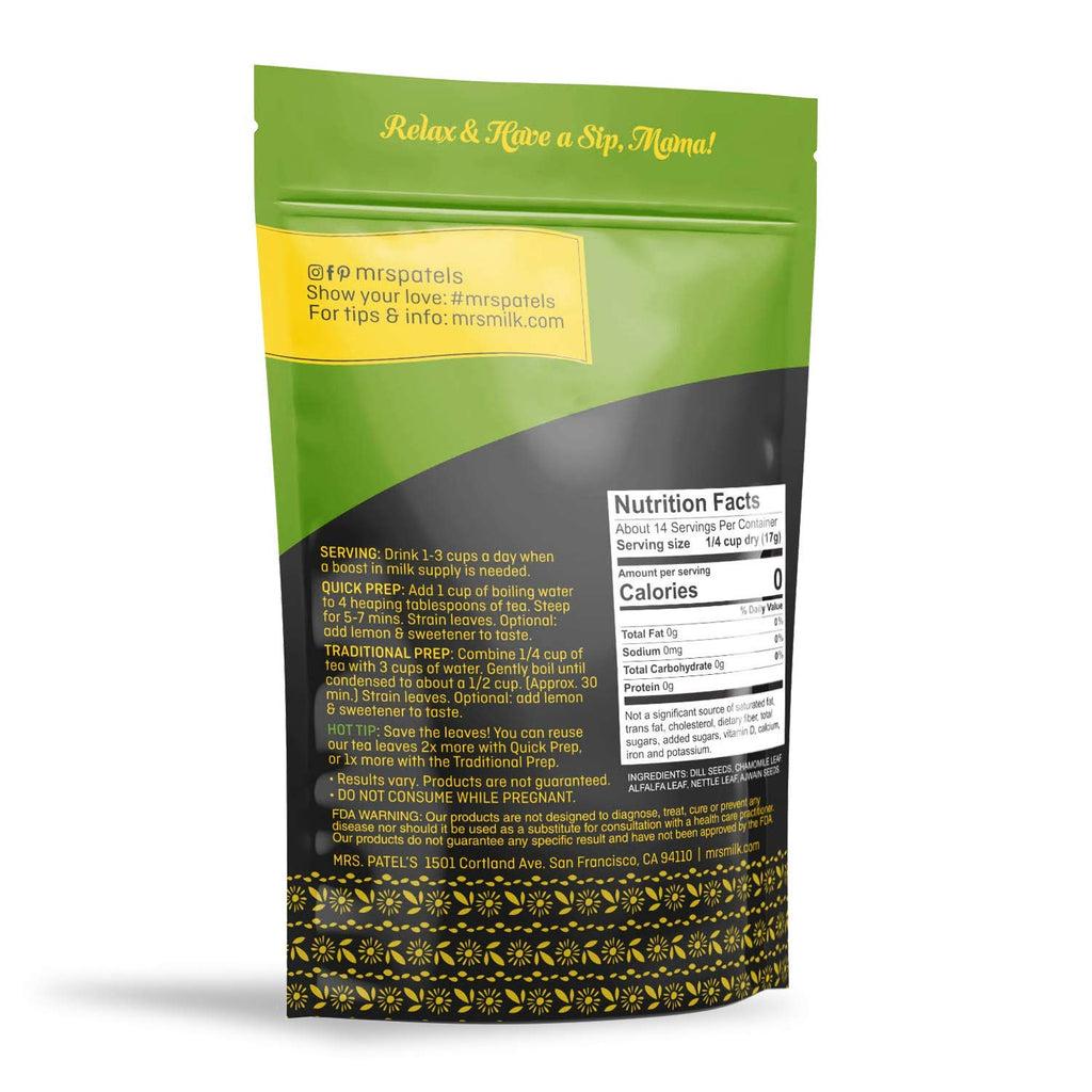 organic chamomile tea for nursing mothers