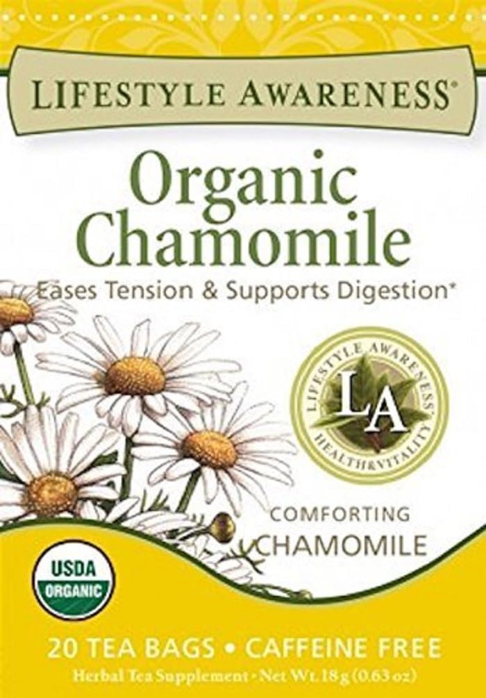 organic chamomile tea for relaxation
