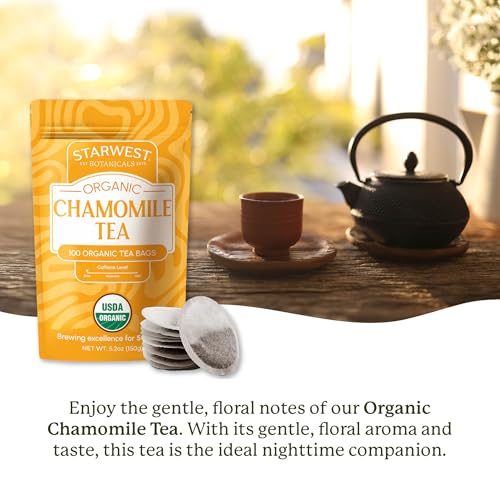 organic chamomile tea for relaxation