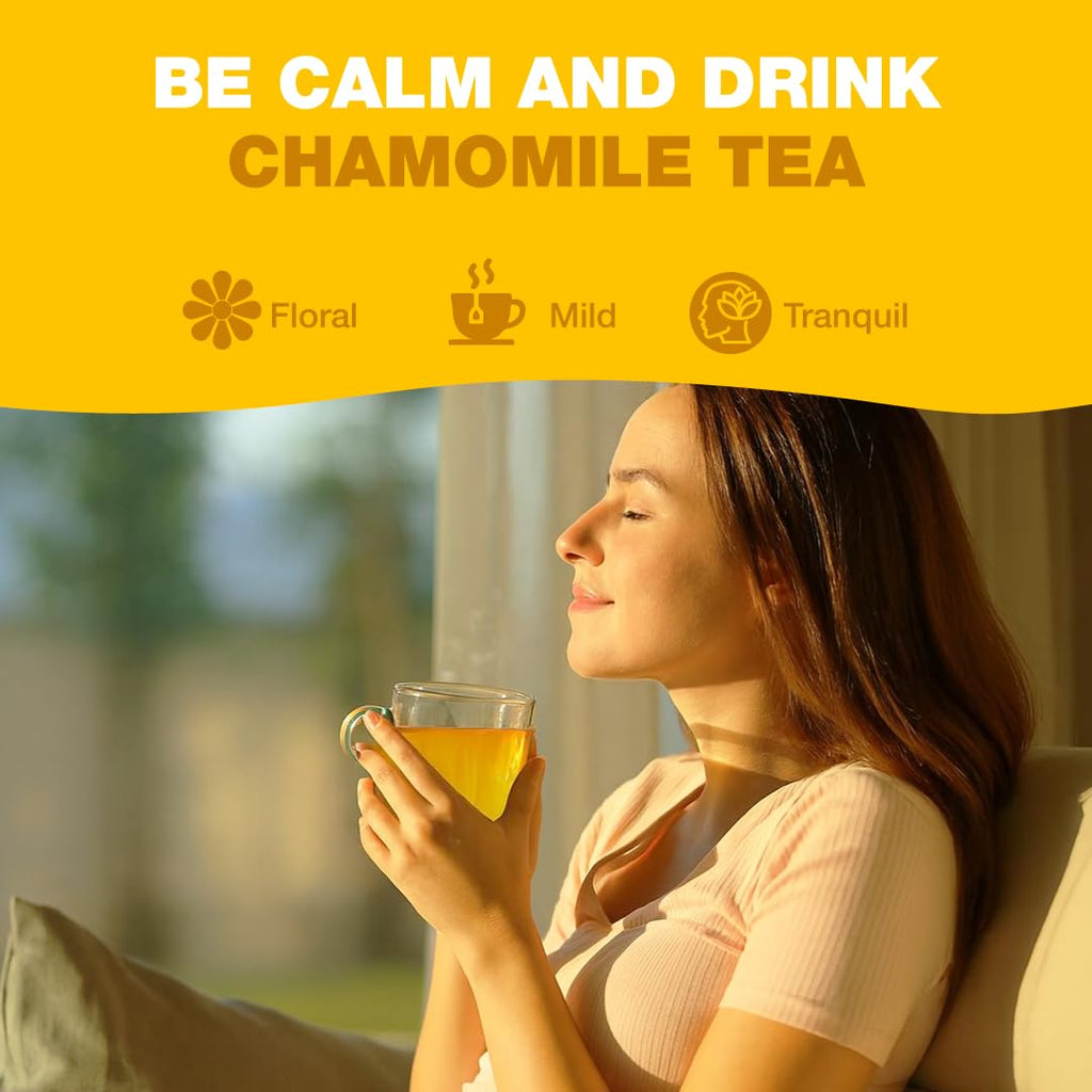 organic chamomile tea for wellness