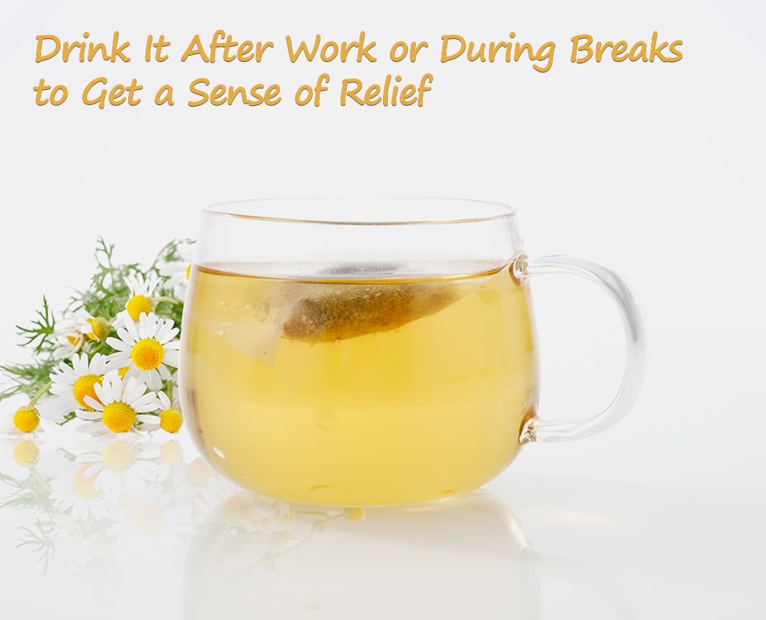 organic chamomile tea for wellness