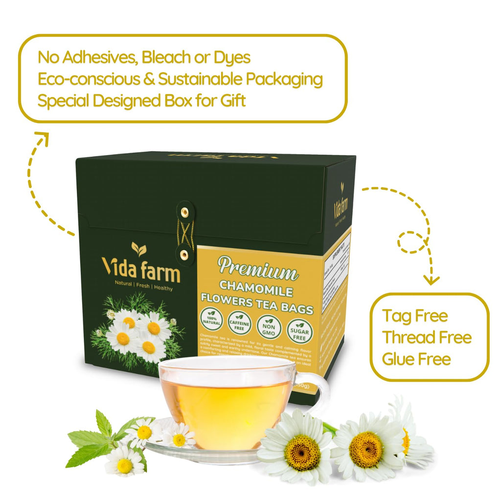 organic chamomile tea for wellness