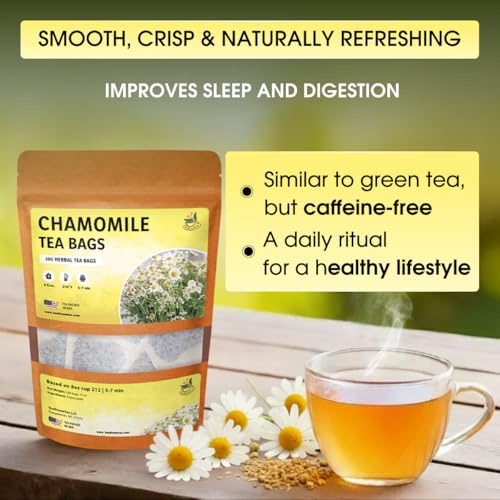 organic chamomile tea for wellness