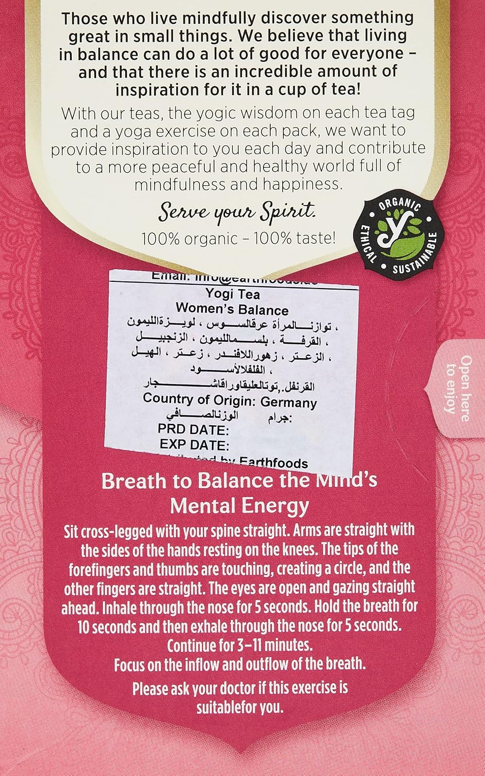 organic chamomile tea for women