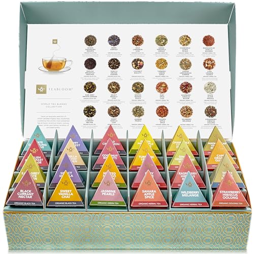 organic chamomile tea selection