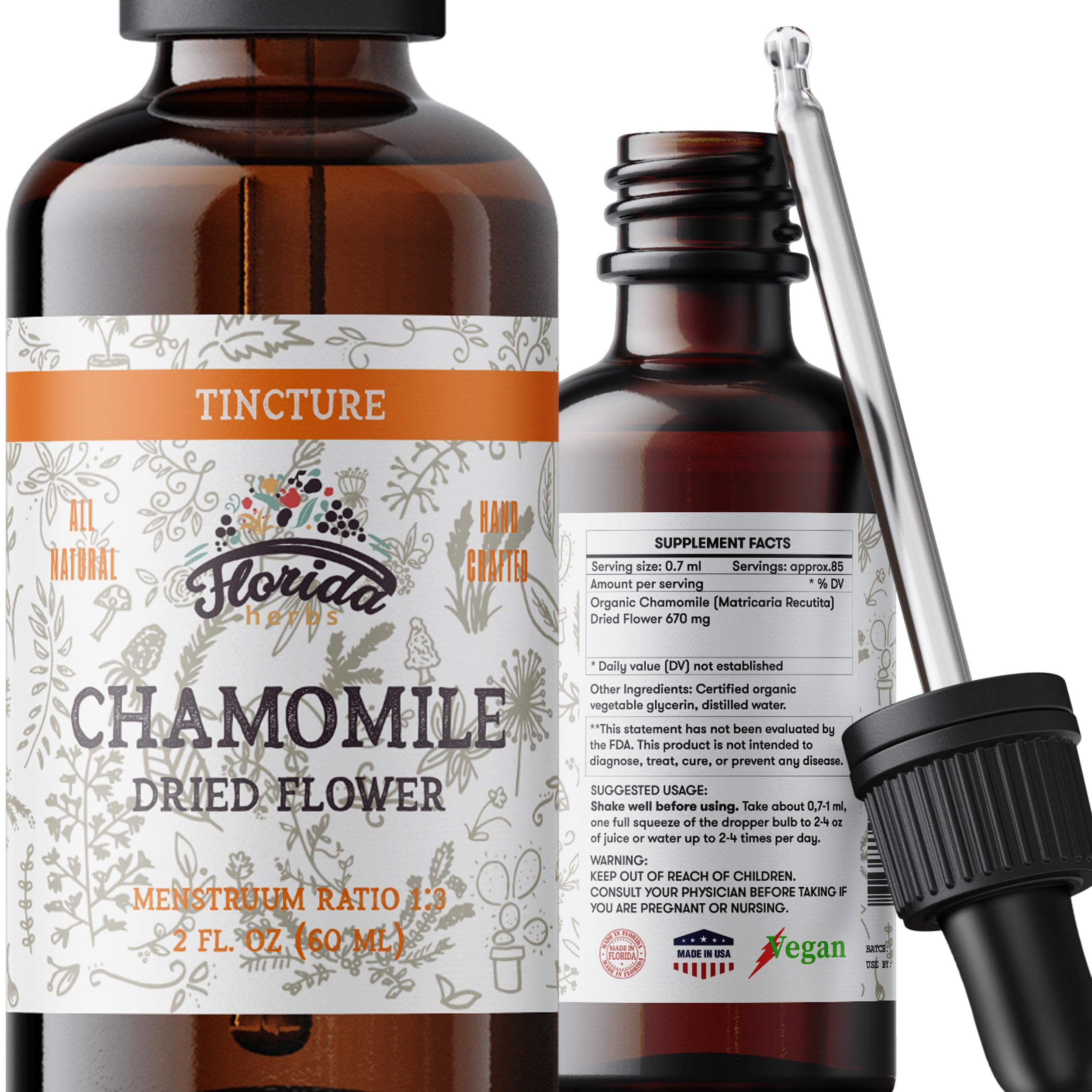 organic chamomile tincture for relaxation