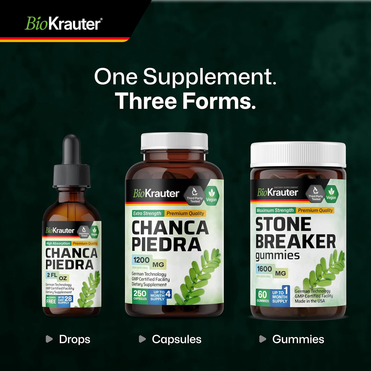 organic Chanca Piedra herbal remedy