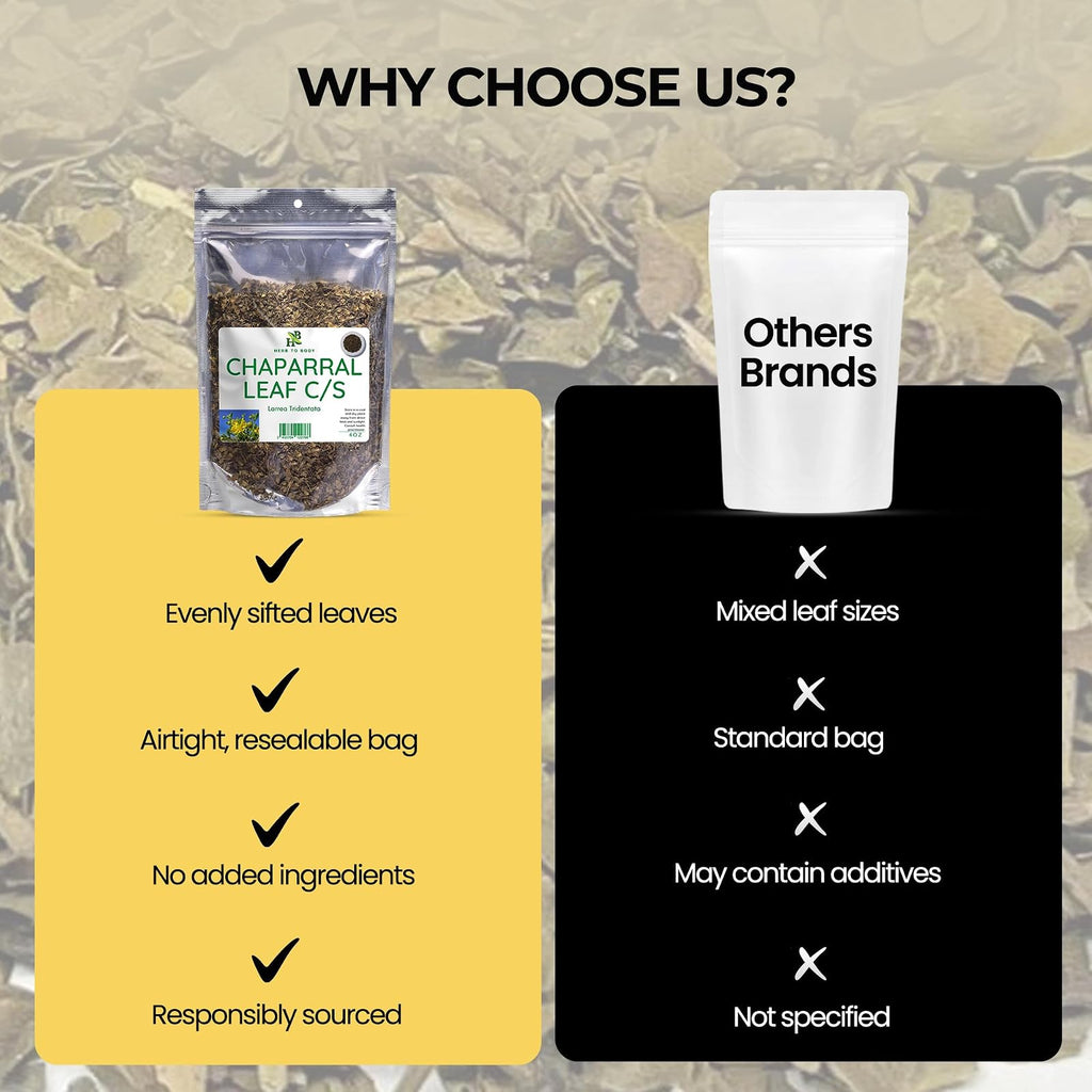 organic chaparral herb for wellness