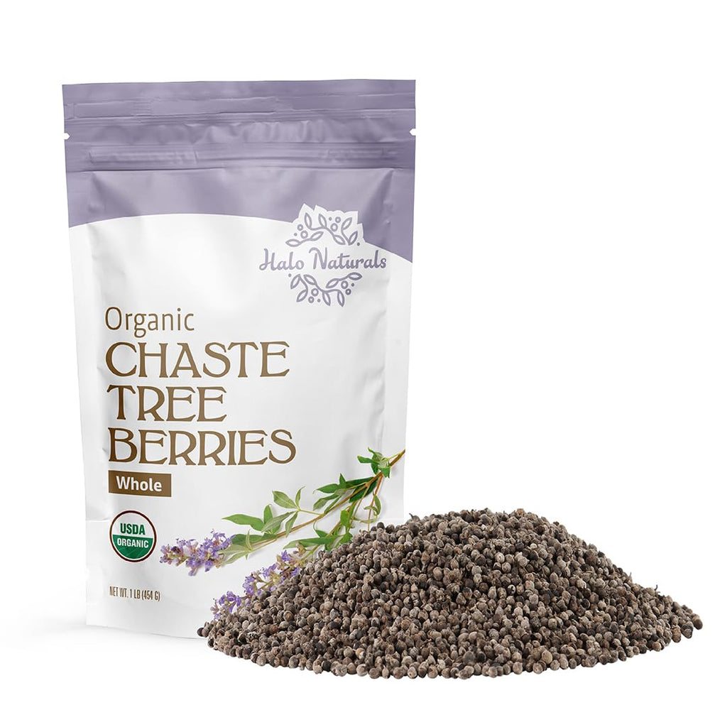organic chaste tree berries for tea