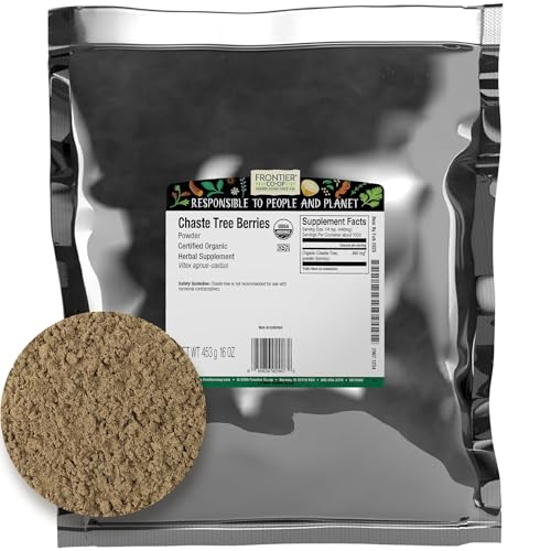organic chaste tree berries powder