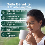 Organic Chaste Tree herbal infusion