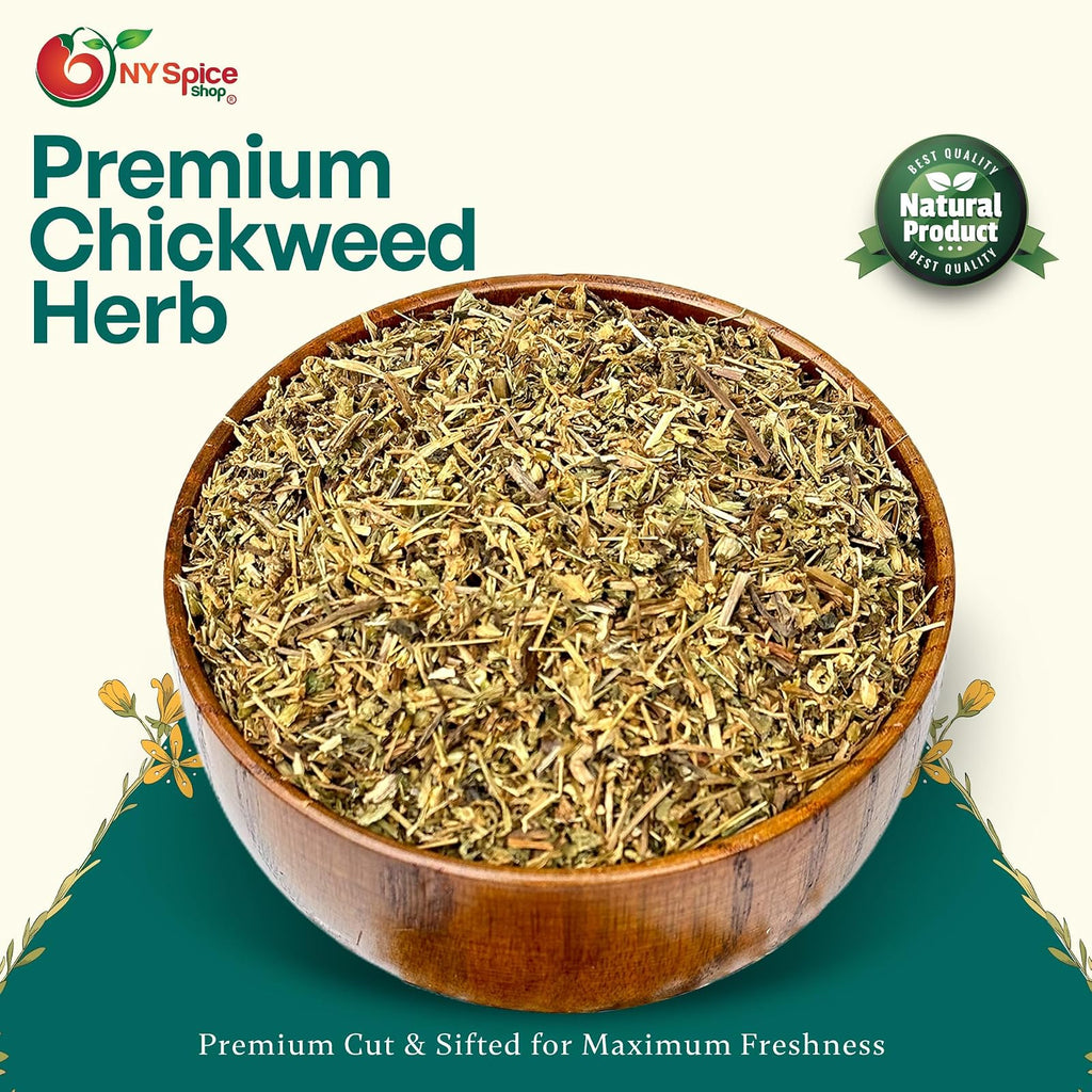 organic chickweed herbal infusion