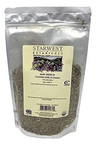 organic chickweed herbal tea blend
