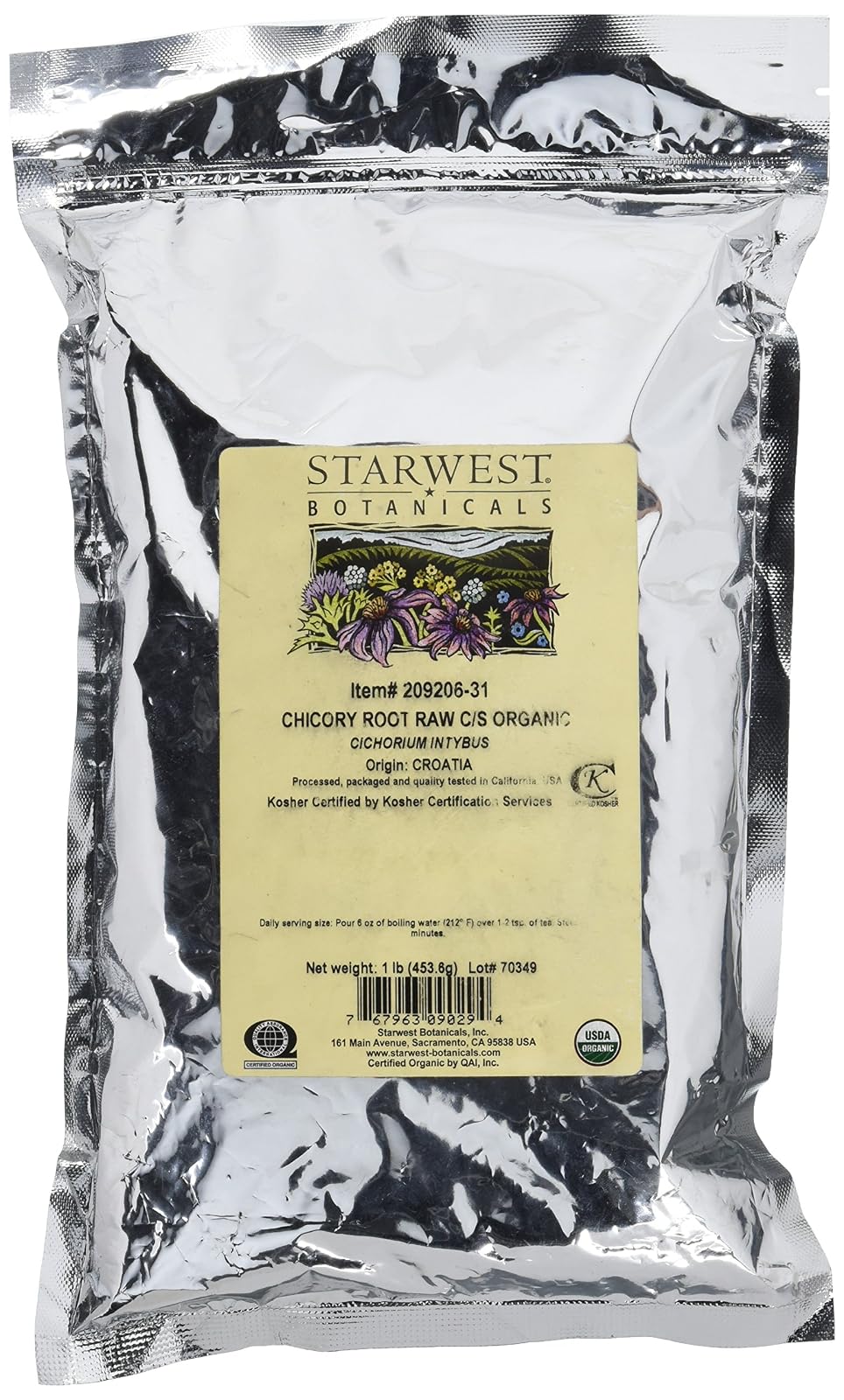 organic chicory root for digestion