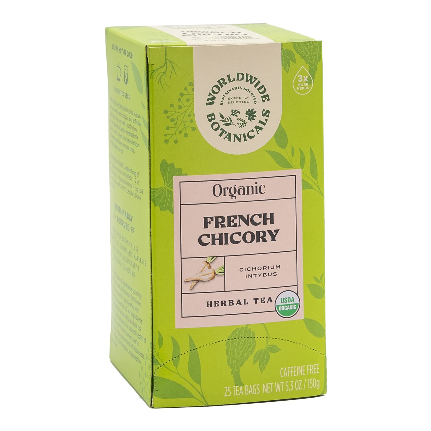 organic chicory root herbal tea
