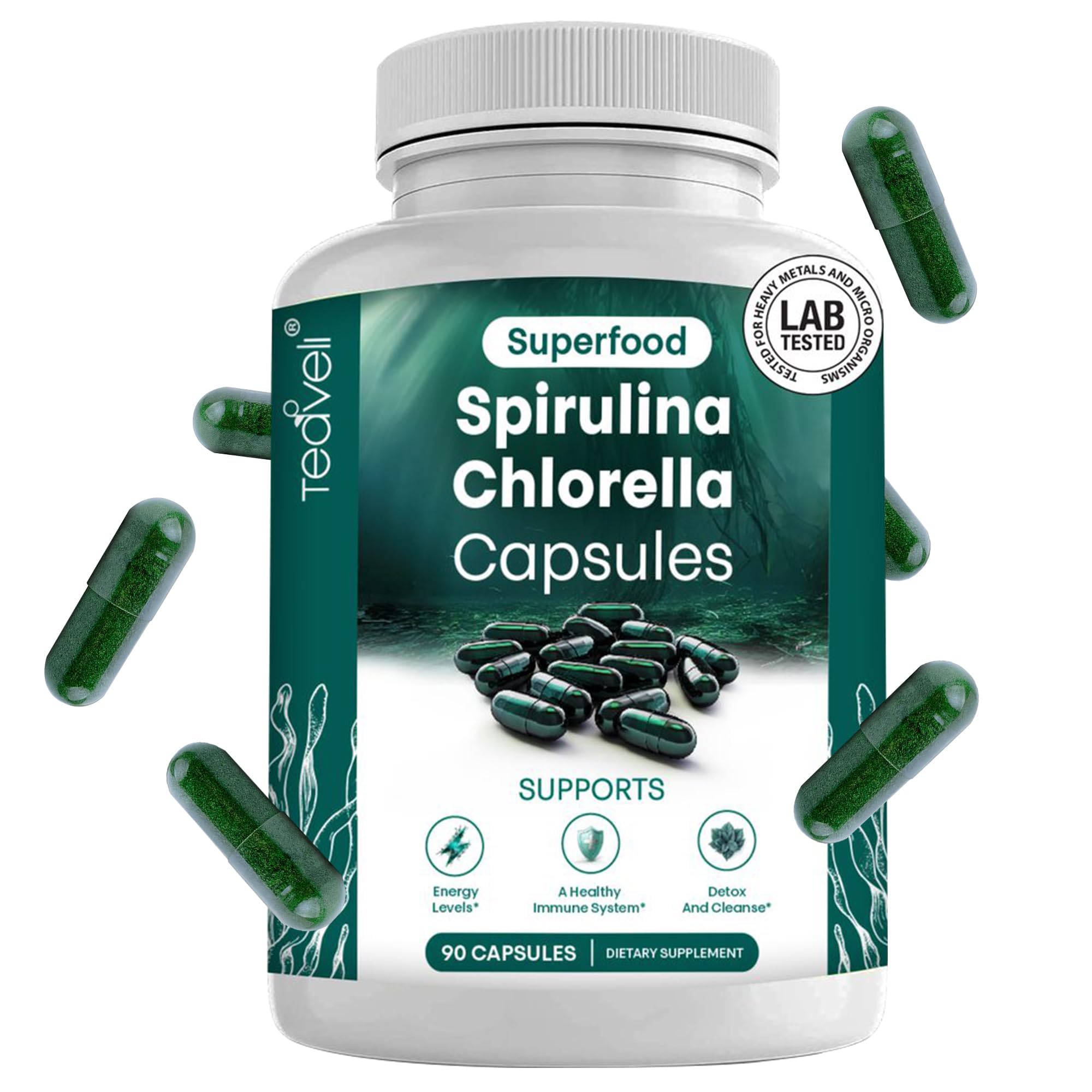 organic chlorella capsules for detox