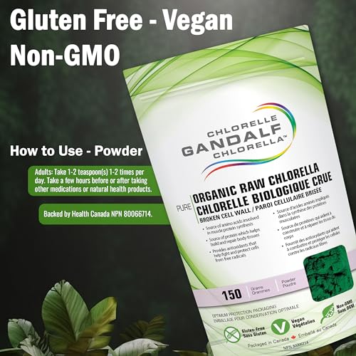 Organic chlorella for daily nutrition